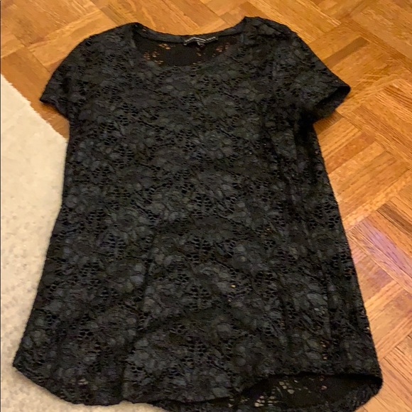 Generation Love | Tops | Generation Love Lace Coated Shirt | Poshmark